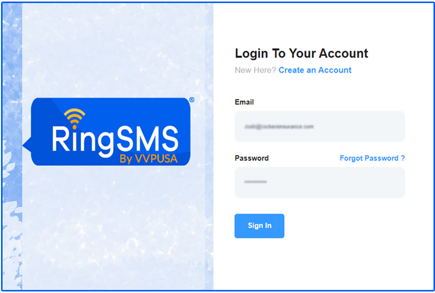 Ring SMS platform